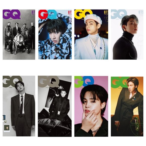 Other | Bts Gq Korea Covers All 8 | Poshmark
